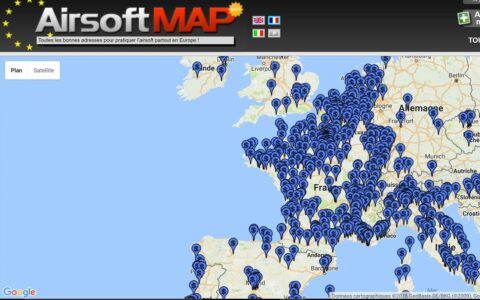 Où faire de l'airsoft en France ? Airsoft MAP des meilleurs spots par ville